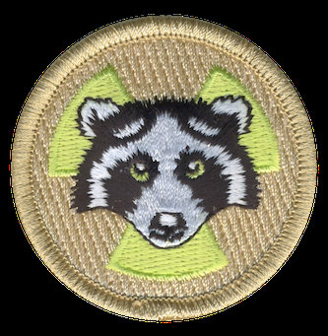 Radioactive Raccoon Patrol Patch - Etsy