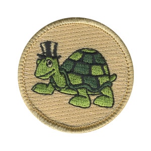 Turtle With Top Hat Patrol Patch - Etsy