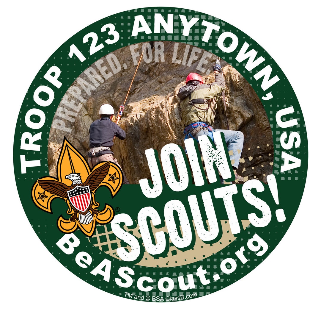 Scouts BSA Troop Sticker 8 Pack Join Scouts SP5243 - Etsy