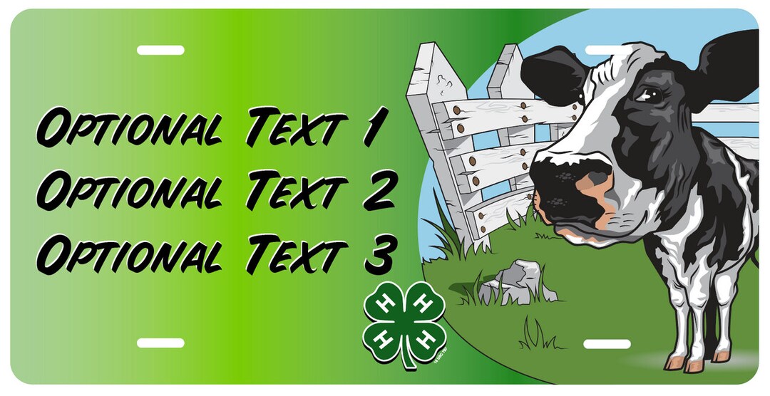 4-H Stall Tag Fun Farm Animal Design SP7691 - Etsy