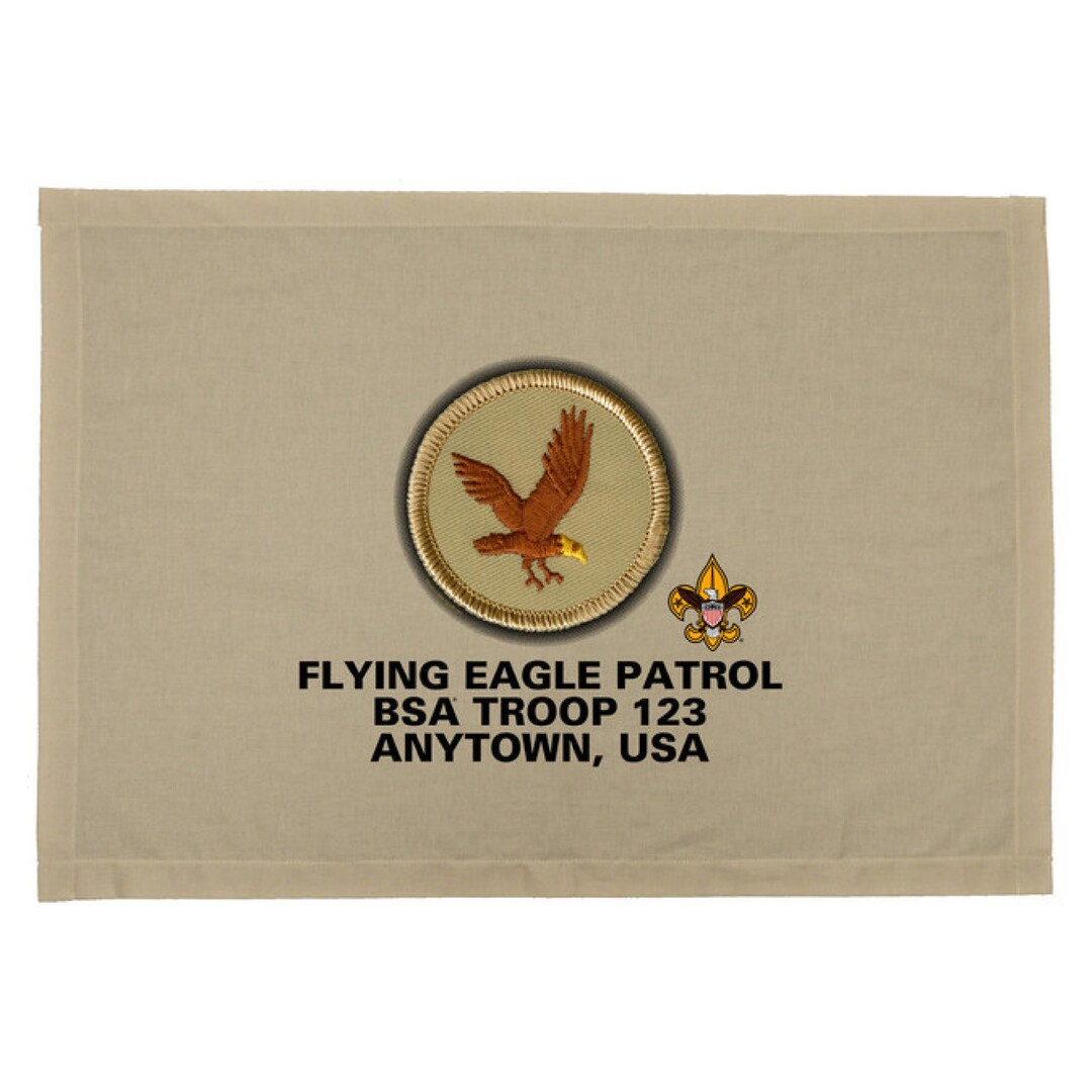 Custom Flying Eagle Patrol Patch Flag SP3207 - Etsy