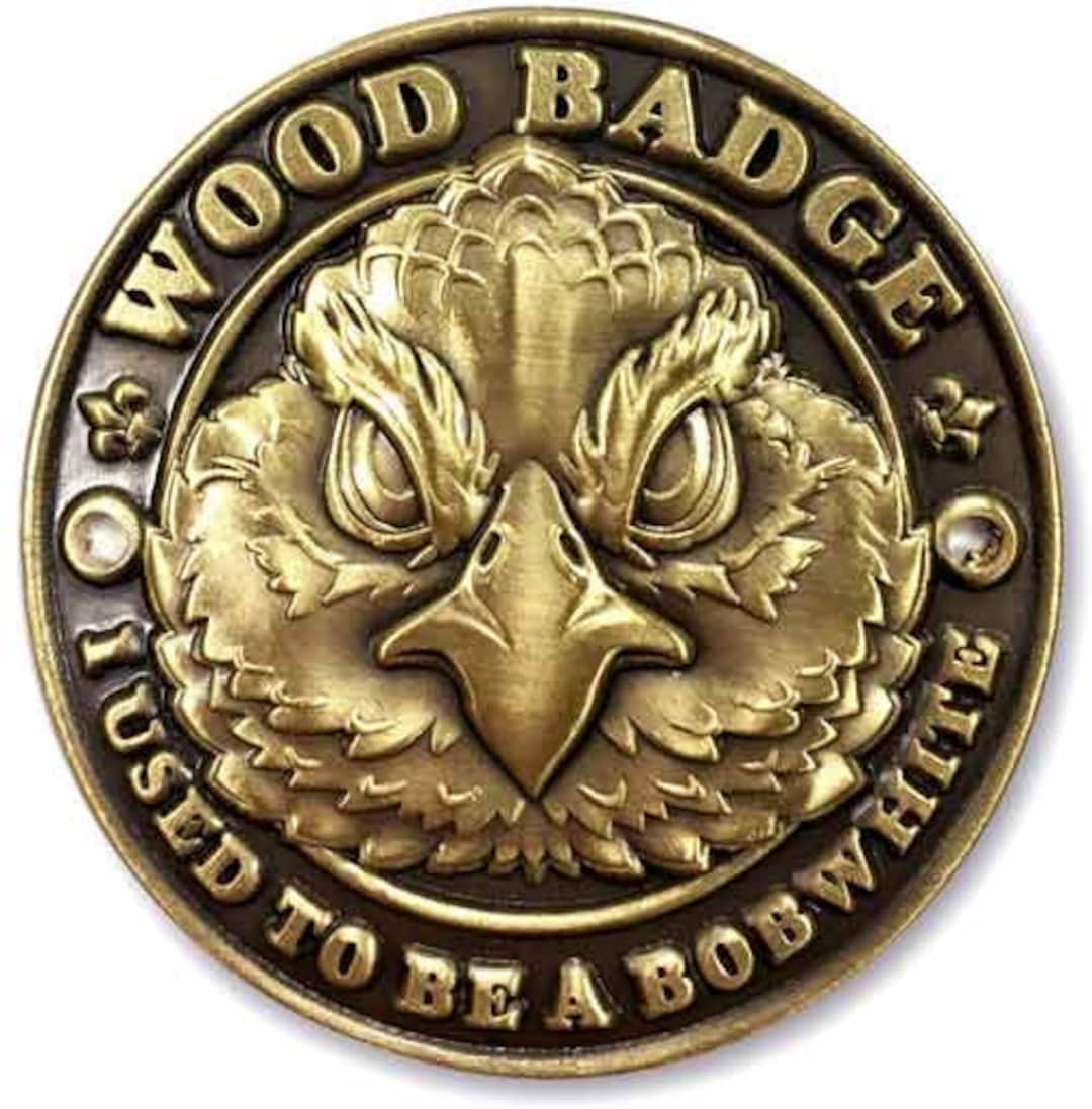 Wood Badge Bobwhite Hiking Stick Medallion - Etsy