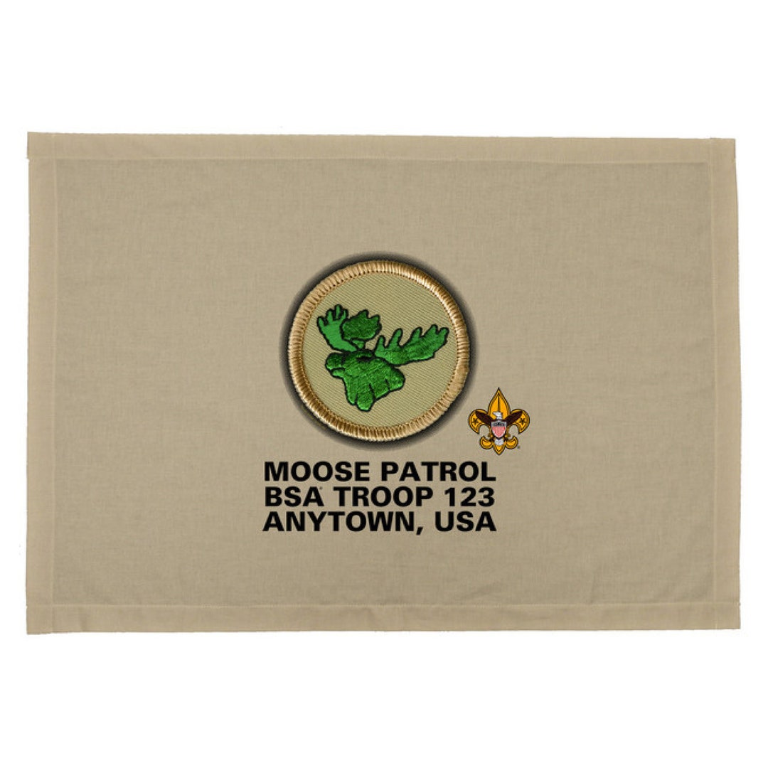 Custom Moose Patrol Patch Flag SP3215 - Etsy