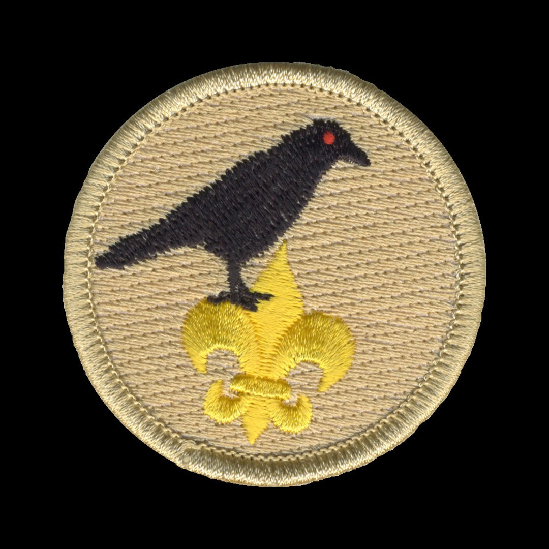 Fleur De Lis Raven Patrol Patch - Etsy
