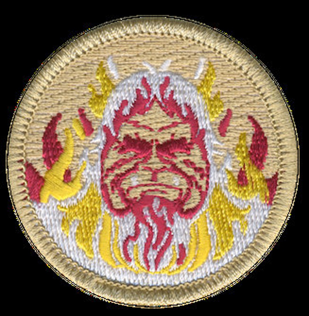 Flaming Sasquatch Patrol Patch - Etsy