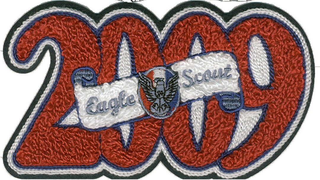 2009 Eagle Scout Letterman Jacket Chenille Patch - Etsy