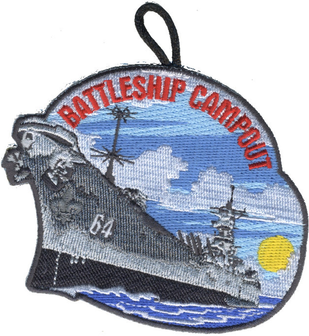 Battleship Campout Activity Patch - Etsy