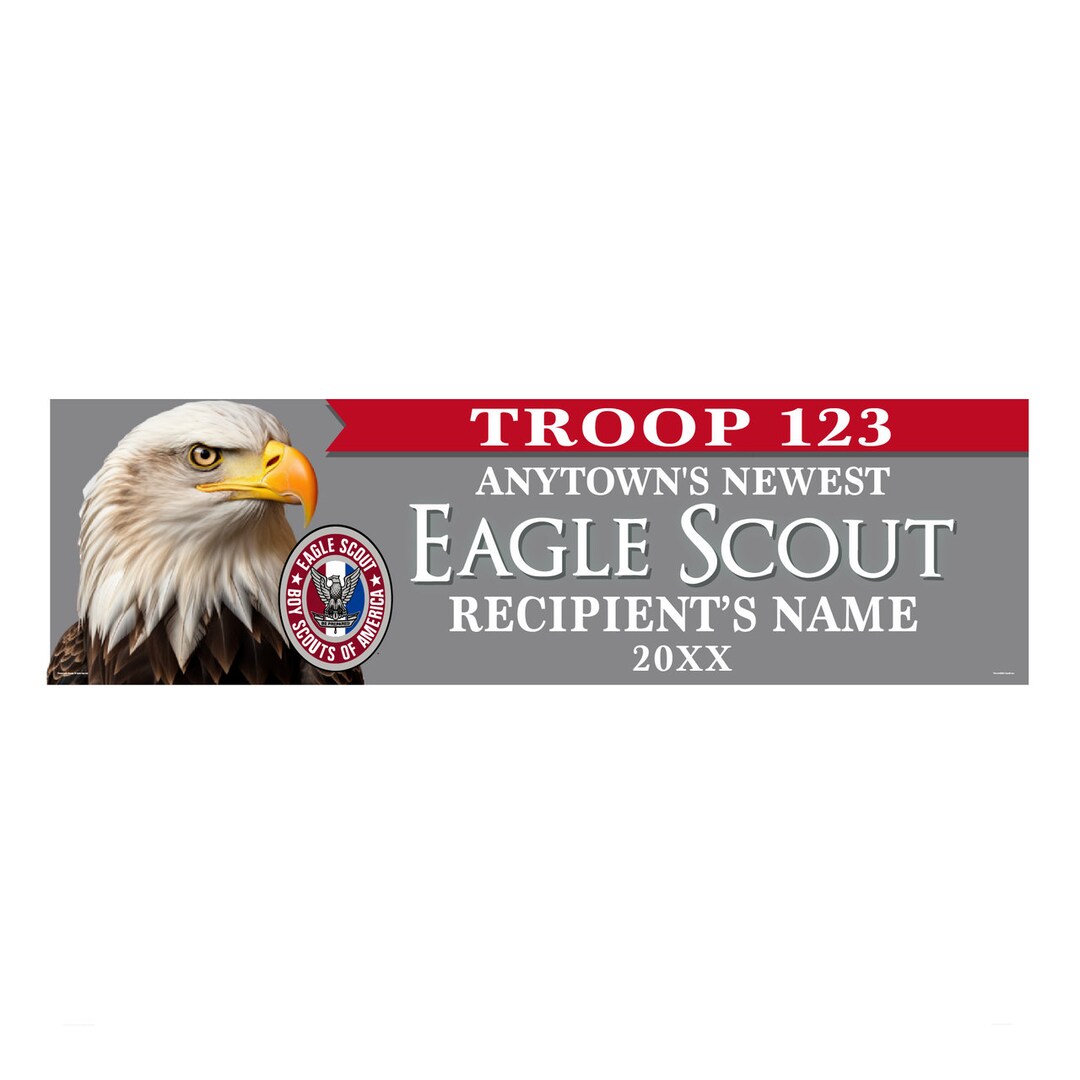 Realistic Eagle New Eagle Scout Banner - Etsy