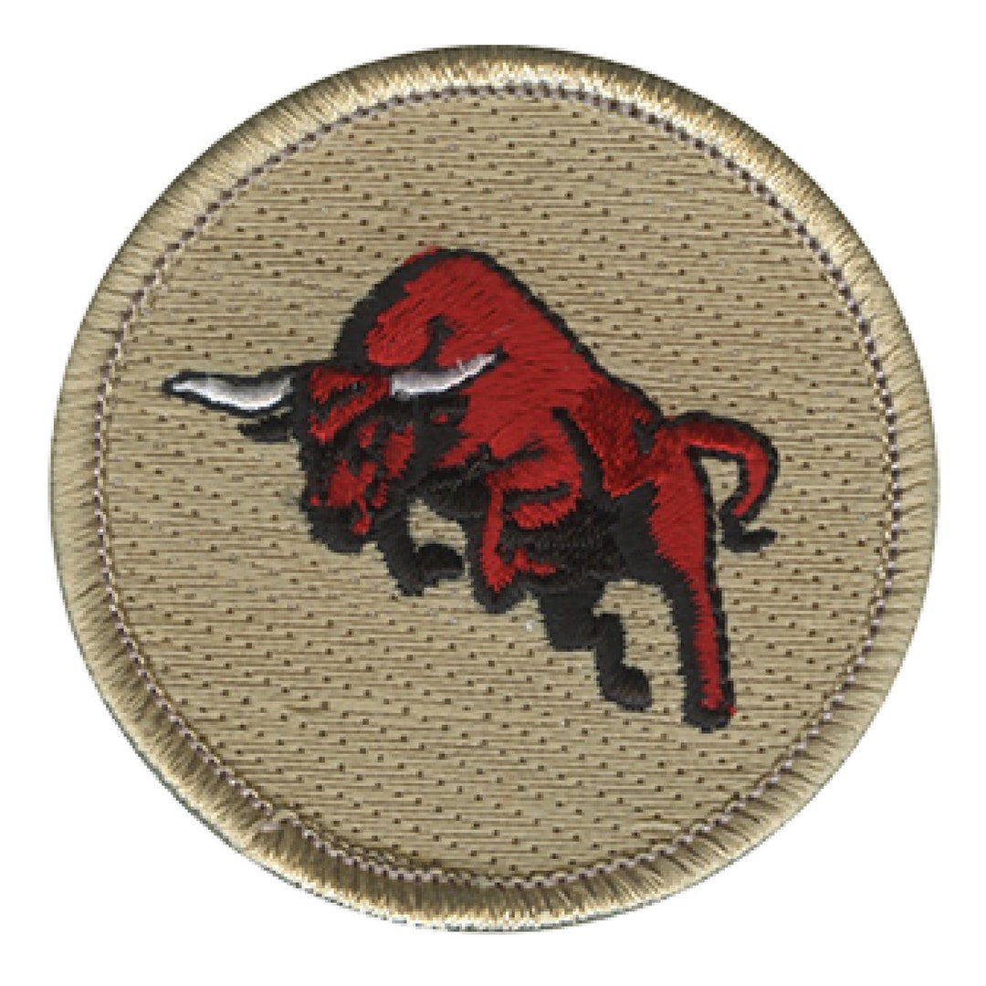 Running Bull Patrol Patch - Etsy