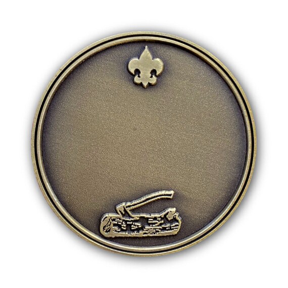 Wood Badge Challenge Coin ARMY FORT LEONARD WOOD ASSIST PROTECT DEFEND