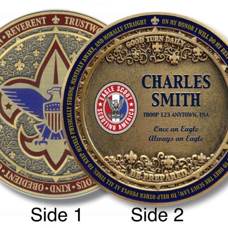 Scouts Challenge Coin - Etsy