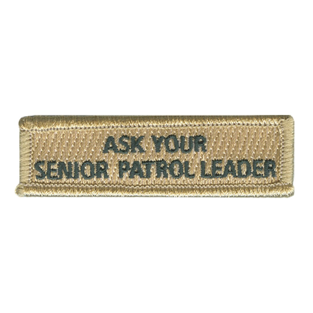 Ask Your Senior Patrol Leader Rectangle Patch - Etsy