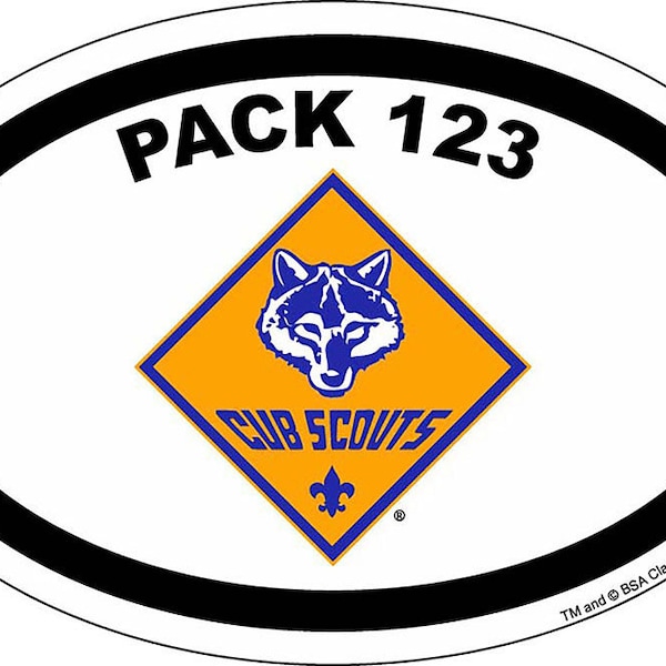 Cub Scout Pack Logo - Etsy