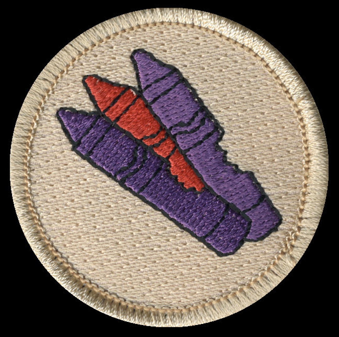 Crayon Eater Patrol Patch - Etsy
