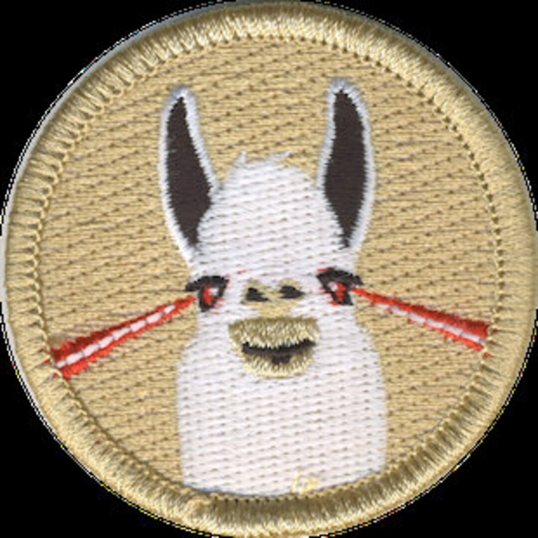 Laser Llama Patrol Patch - Etsy