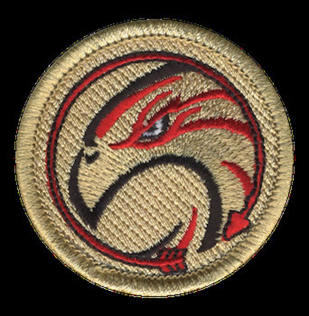 Eagle With Red Arrow Patrol Patch - Etsy