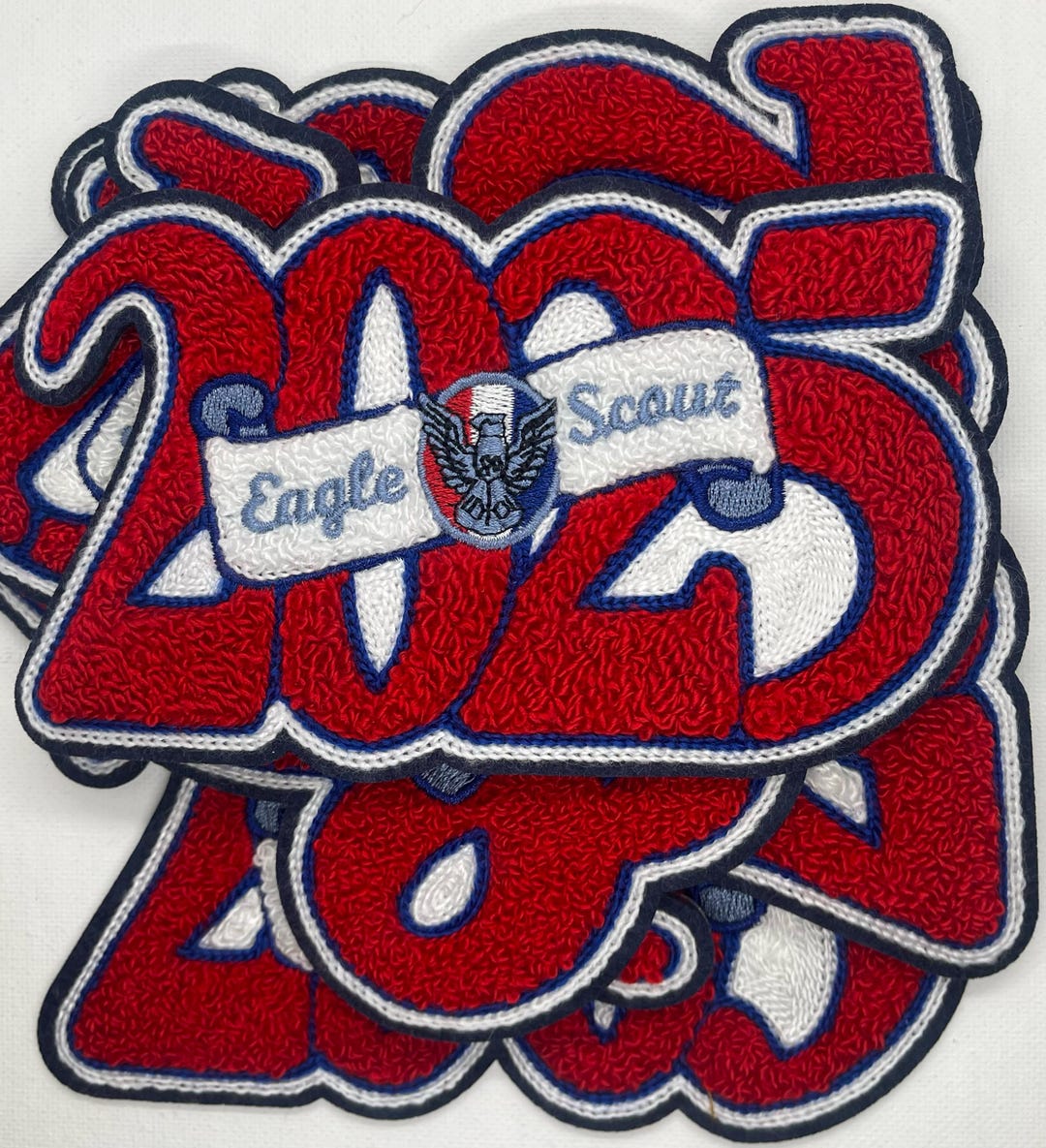 Eagle Scout Letterman Jacket Chenille Patch - Custom Year - Etsy