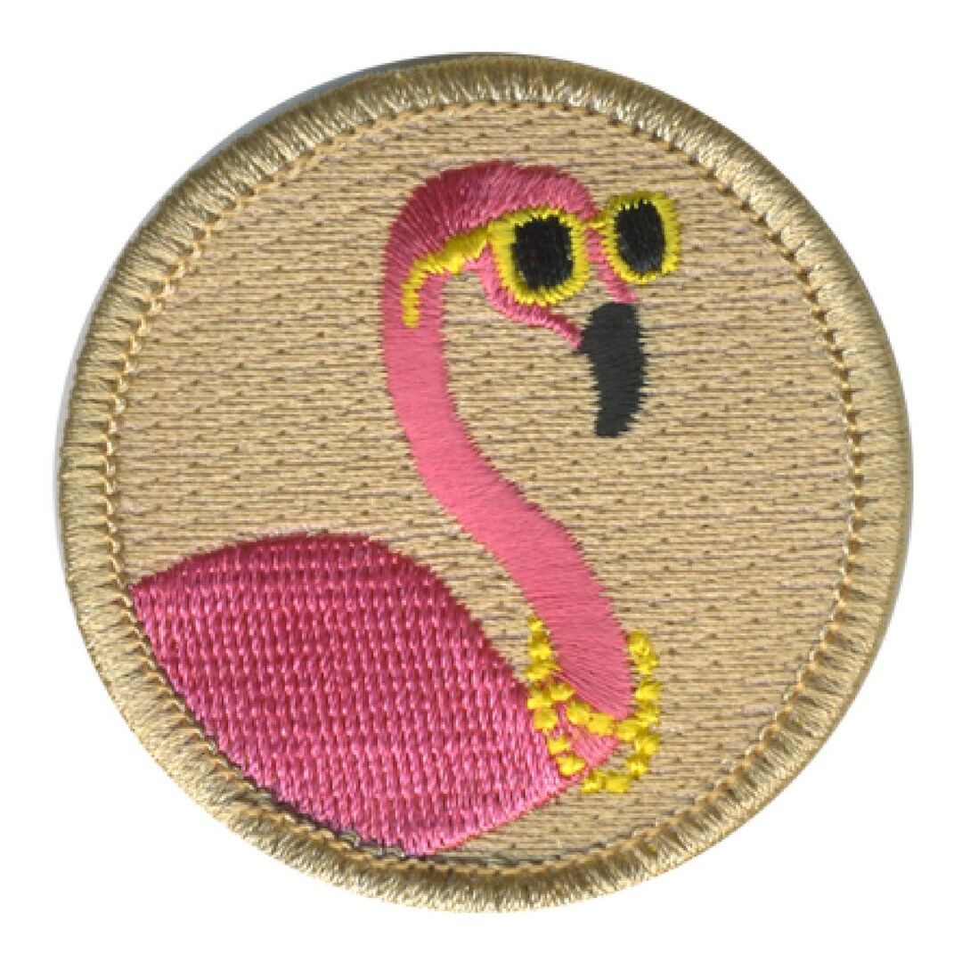 Fresh Flamingo Patrol Patch - Etsy