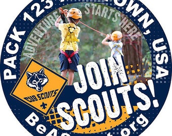Custom Cub Scout Stickers - Etsy