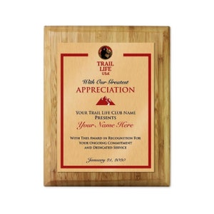 Trail Life USA Wood Plaque TLUSA Logo Vertical Plaque - Etsy