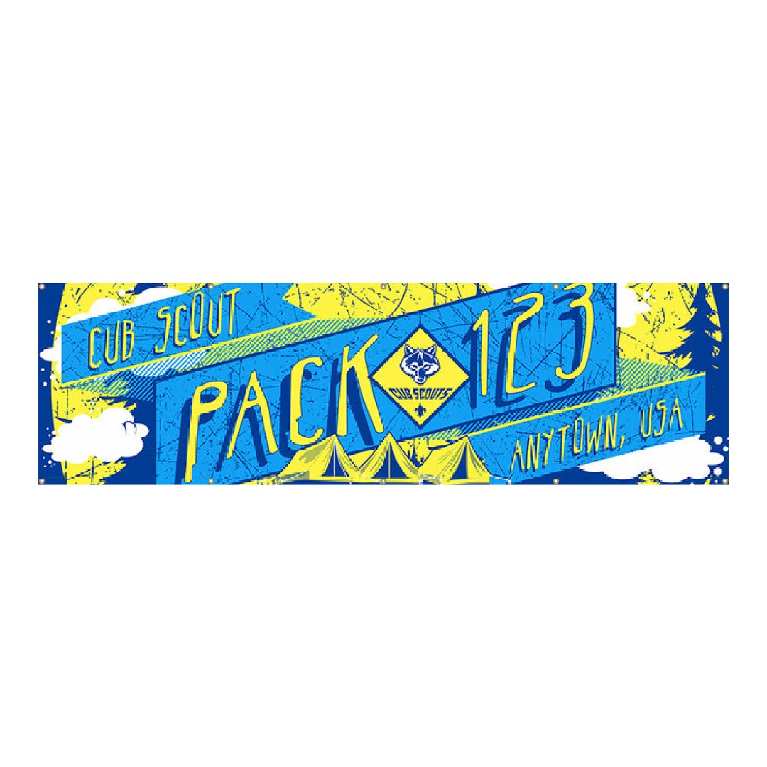 Cub Scout Pack Vinyl Banner Comic Book Style SP6120 - Etsy