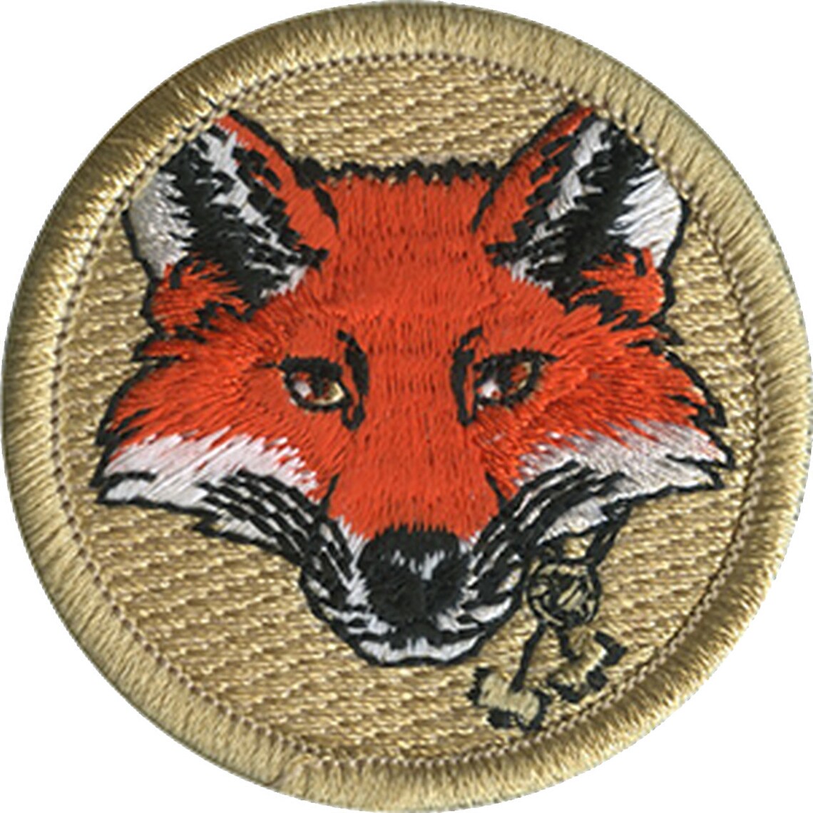 Wood Badge Fox With Beads Patrol Patch Wood Badge Gift - Etsy
