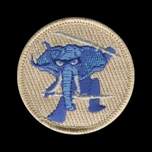 Ninja Elephant Patrol Patch - Etsy