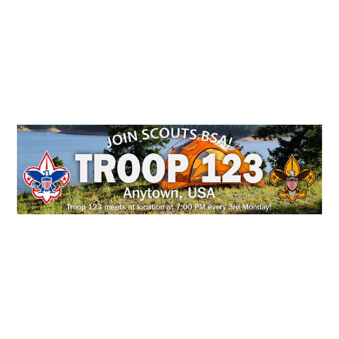 Scouts BSA Troop Recruitment Night Vinyl Banner - Lake (SP6111) - Etsy