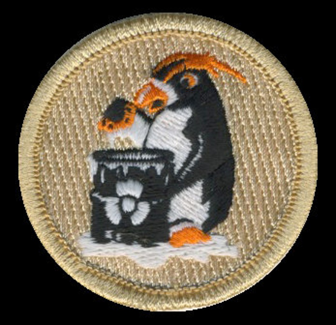 Radioactive Nacho Penguin Patrol Patch - Etsy