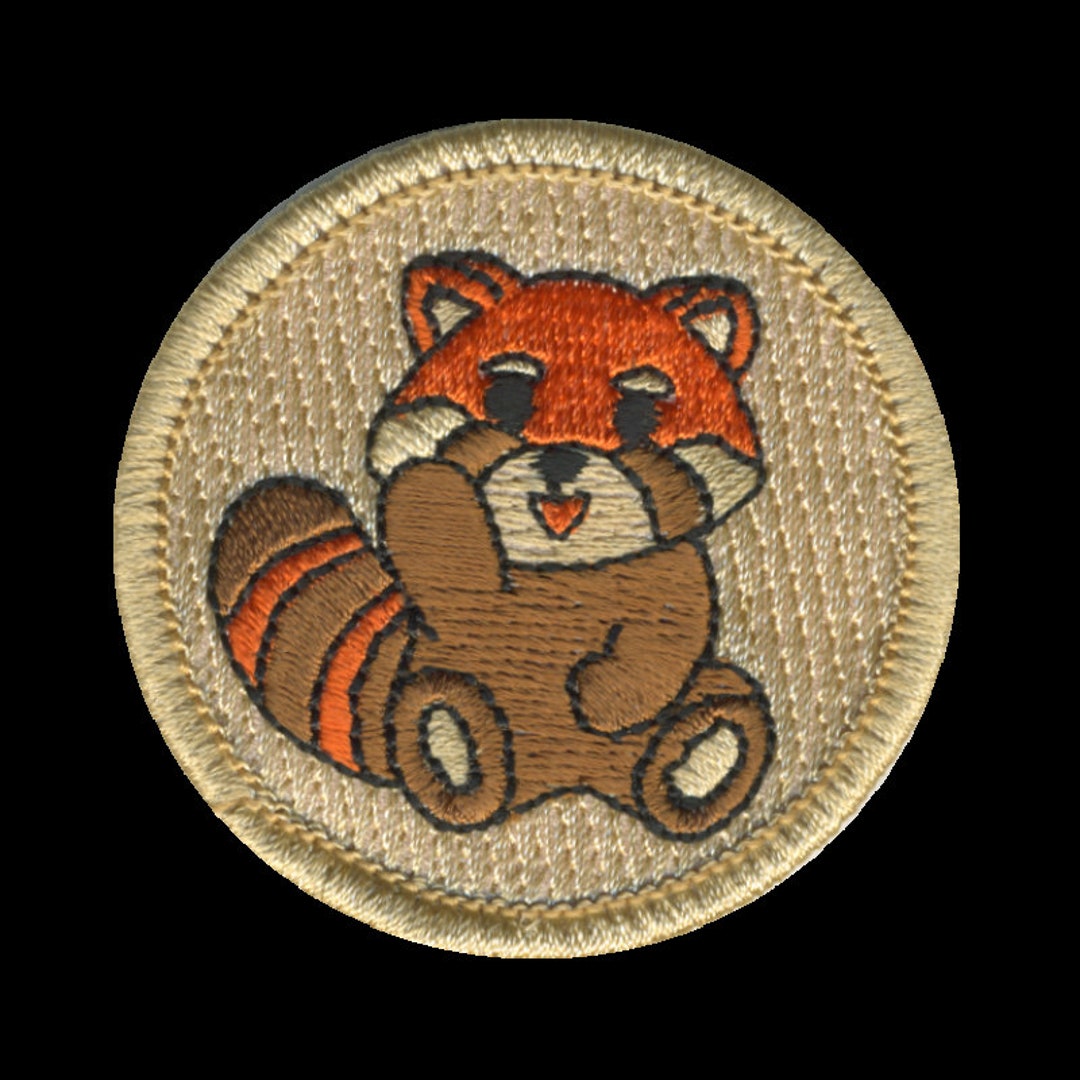 Cuddly Red Panda Patrol Patch - Etsy
