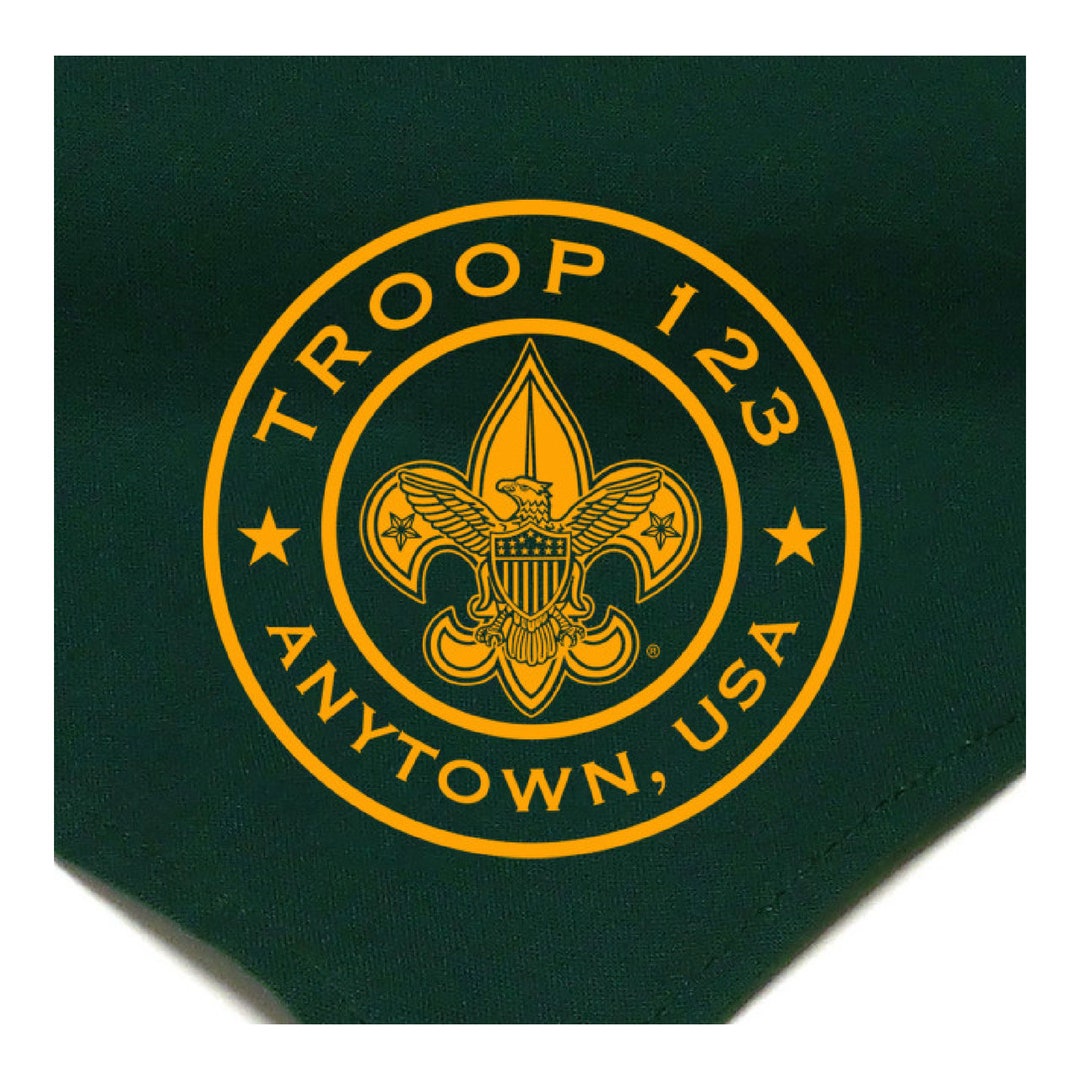 Scouts BSA Troop Neckerchief With BSA Logo Circle (SP6) - Etsy