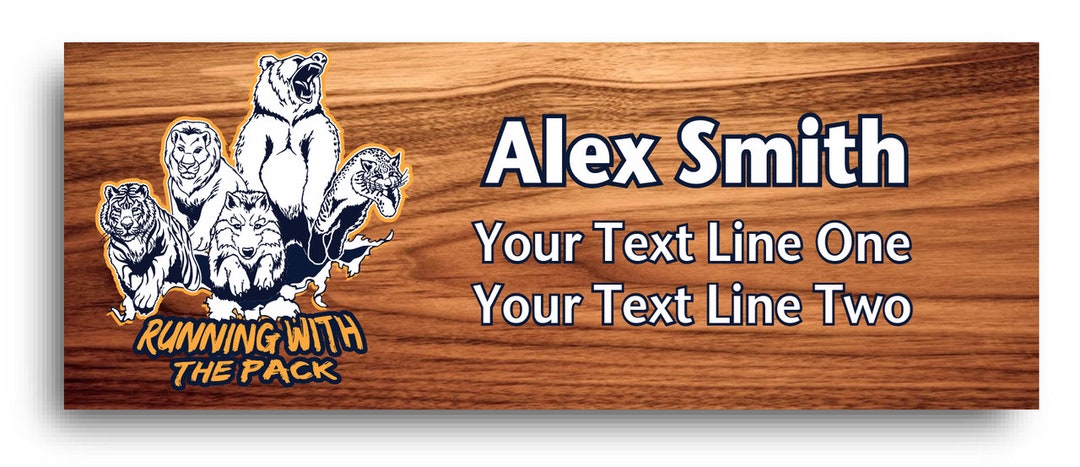 Cub Scout Critter Name Tag Wood - Etsy