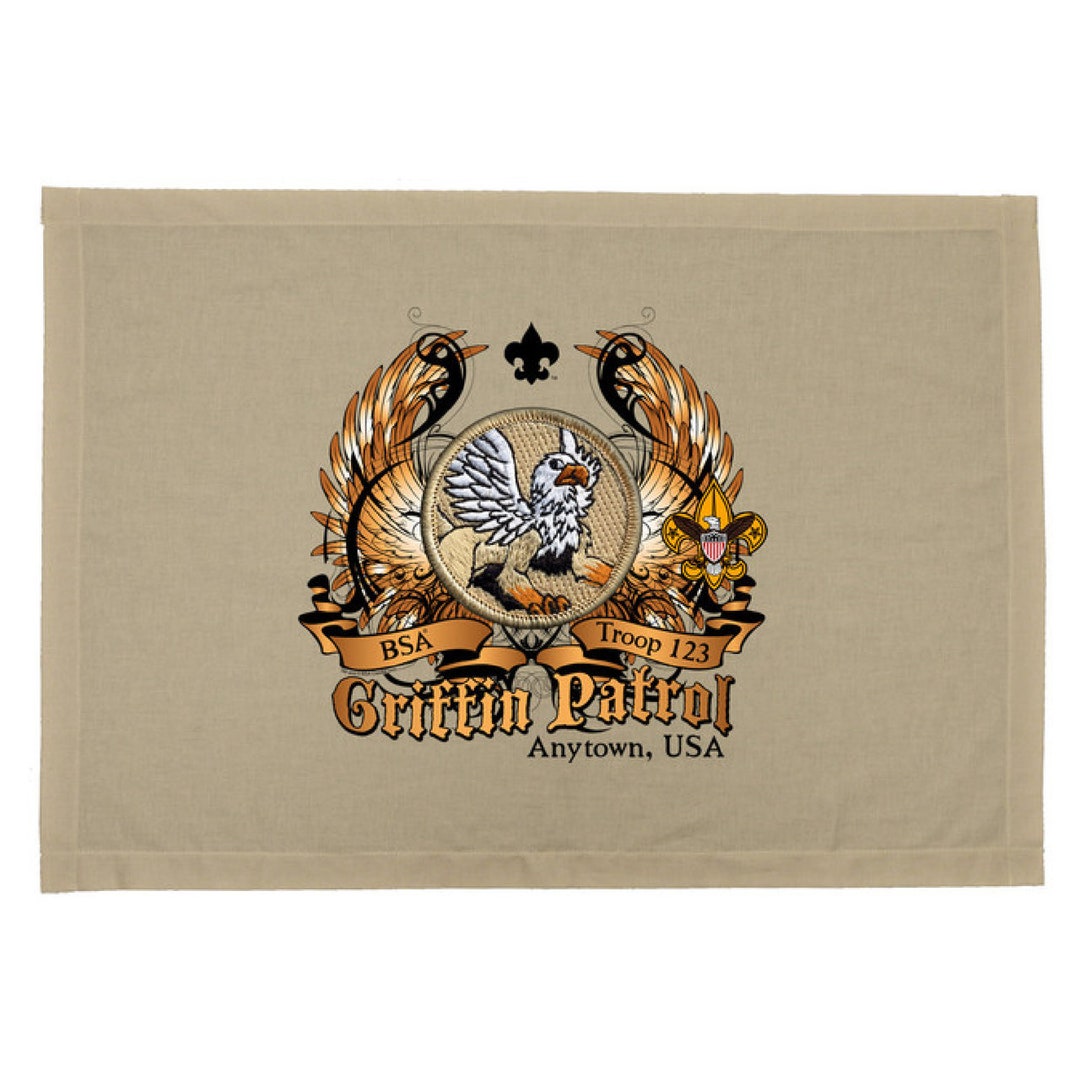 Custom Griffin Patrol Patch Flag With Colored Wings SP5776 - Etsy