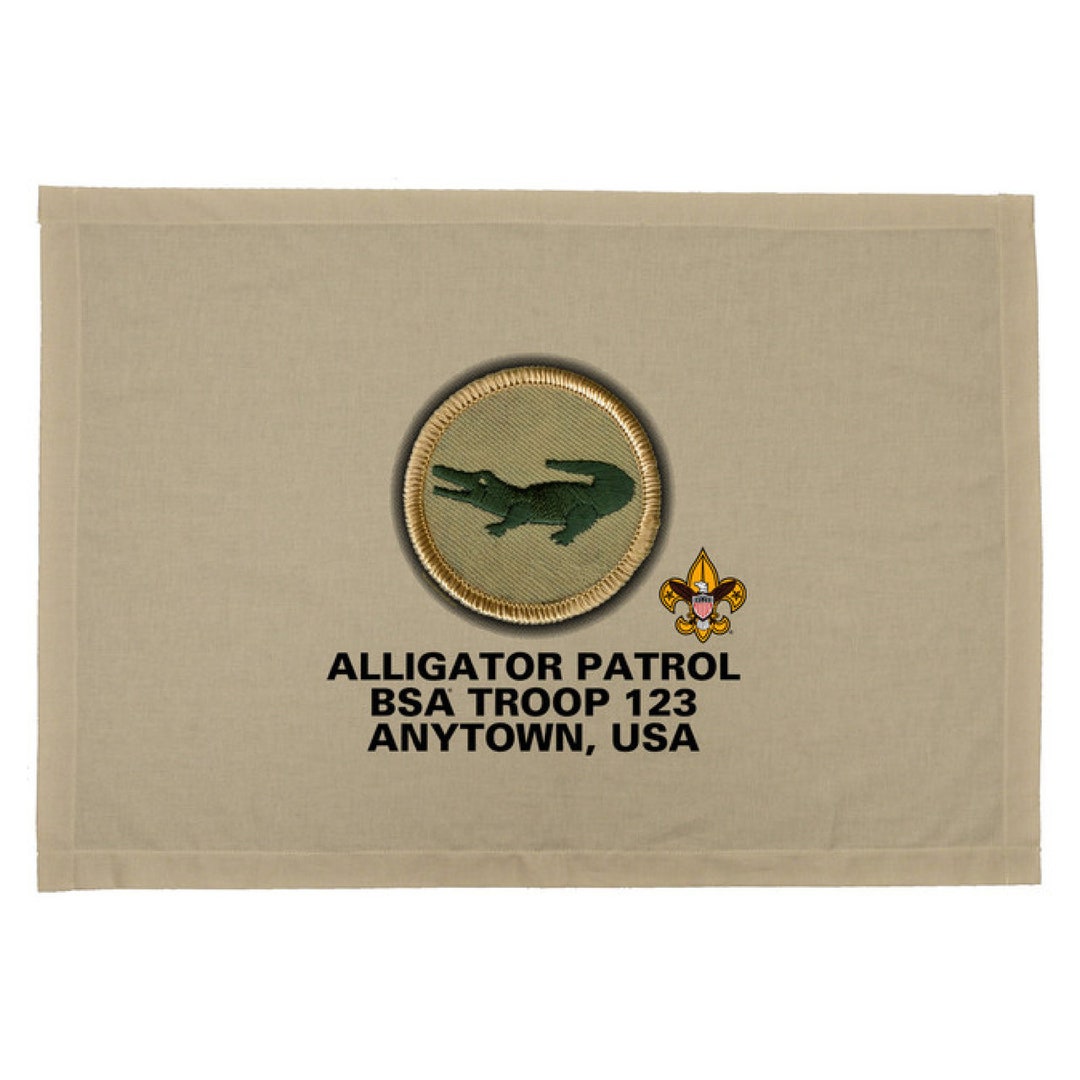 Custom Alligator Patrol Patch Flag SP3194 - Etsy