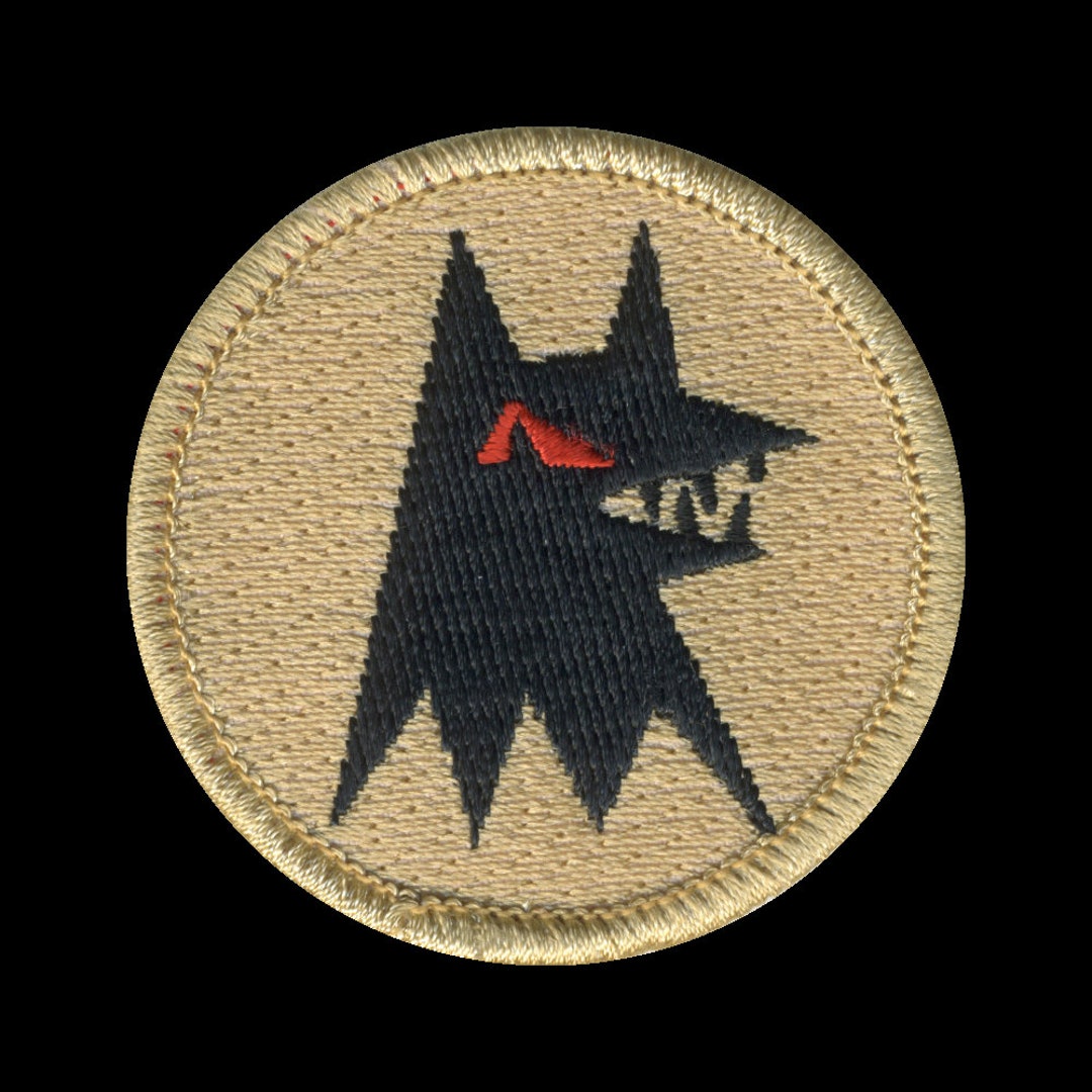 Red Eyed Wolf Patrol Patch - Etsy