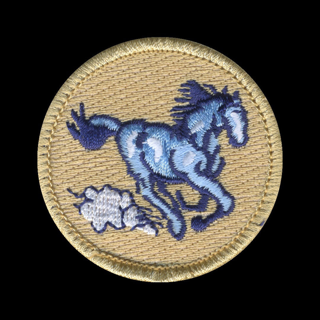 Galloping Mustang Patrol Patch - Etsy