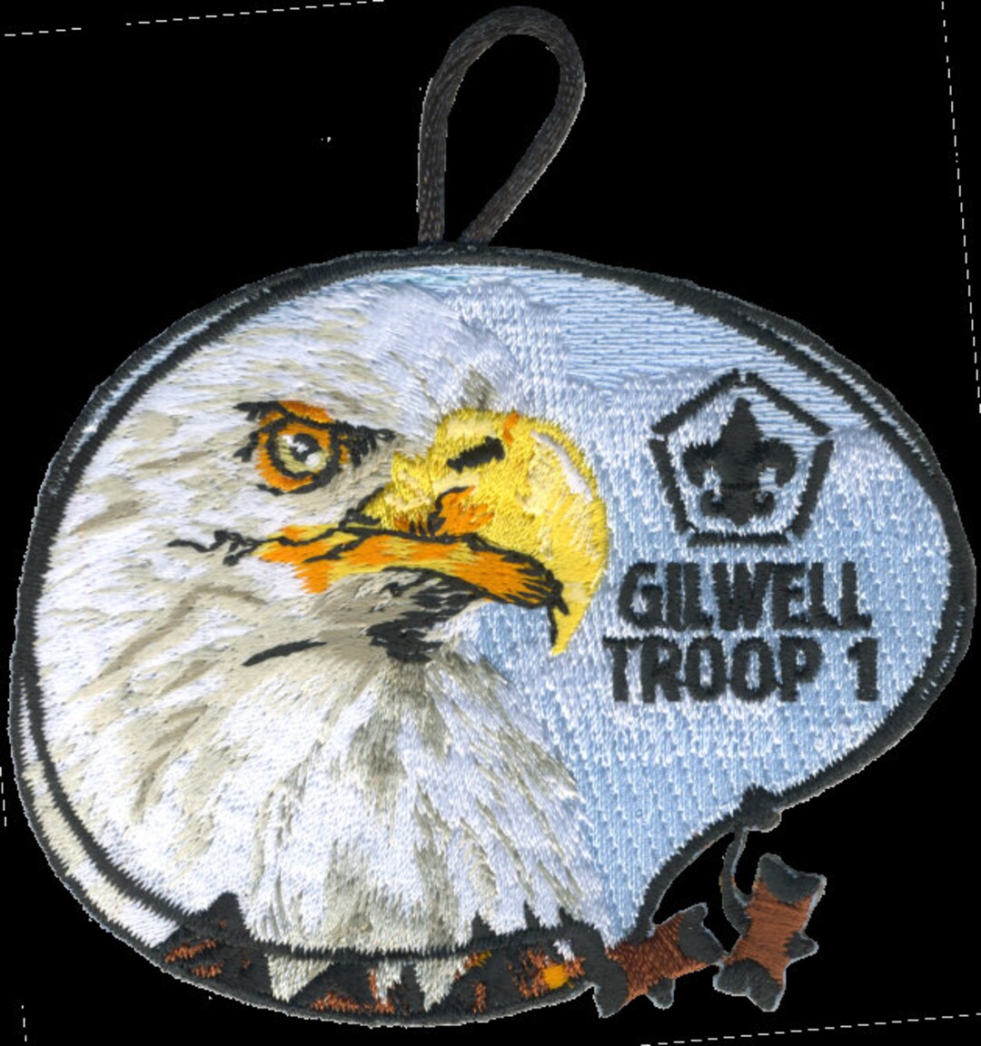 Wood Badge Eagle Critter With Beads Patch Gilwell Troop 1 - Etsy