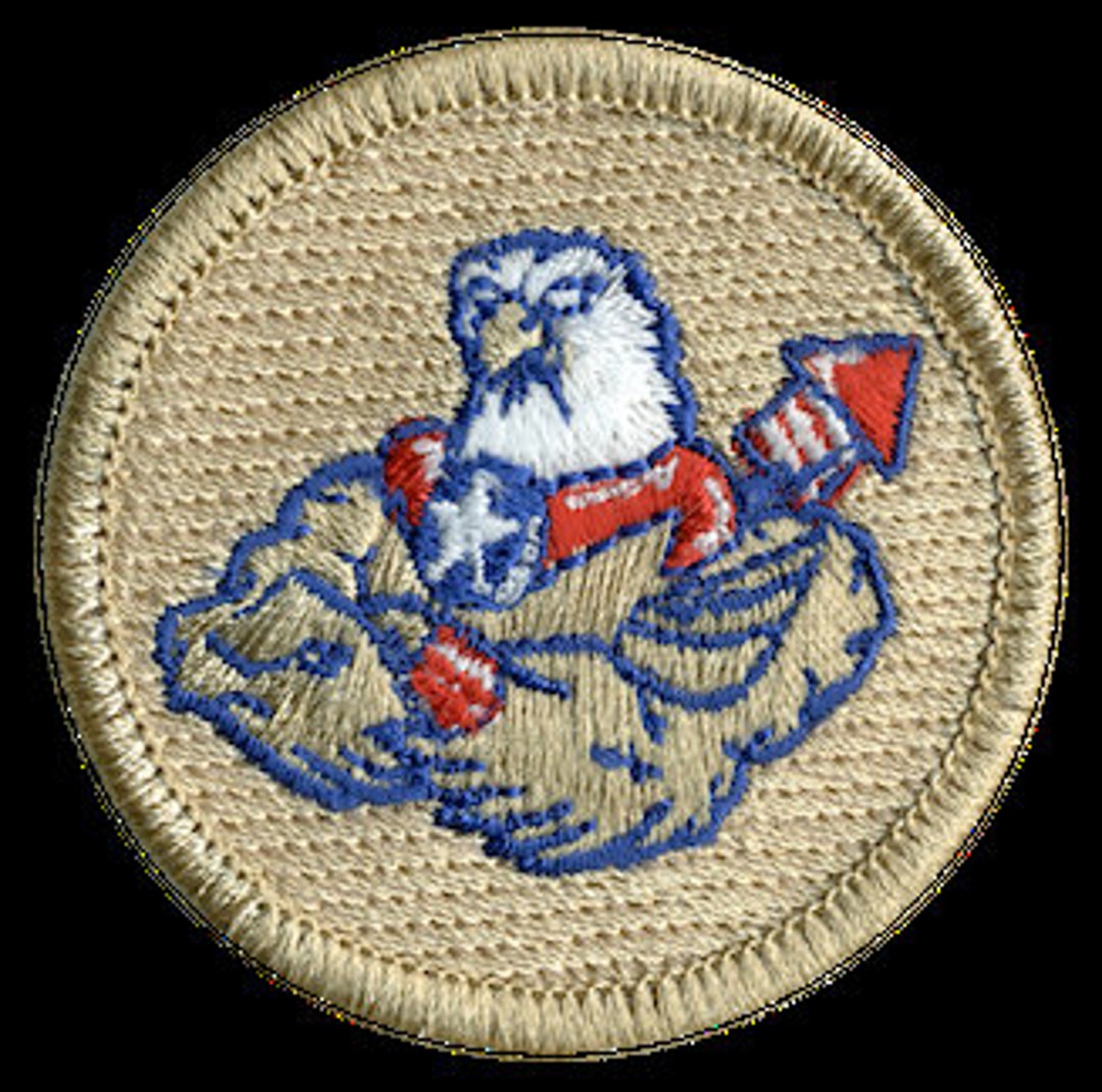 Buff American Eagle Patrol Patch - Etsy