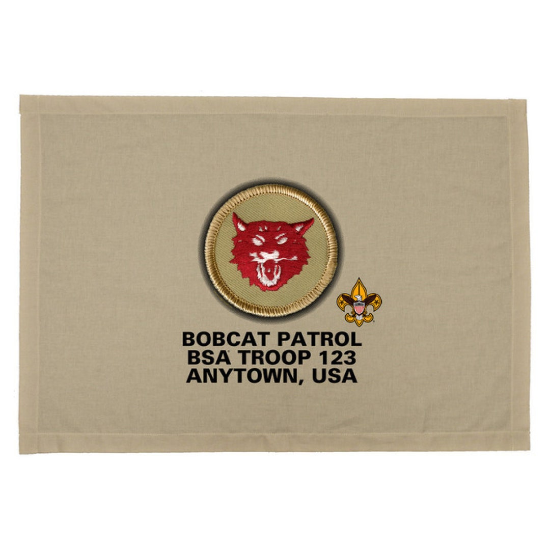 Custom Bobcat Patrol Patch Flag SP3200 - Etsy