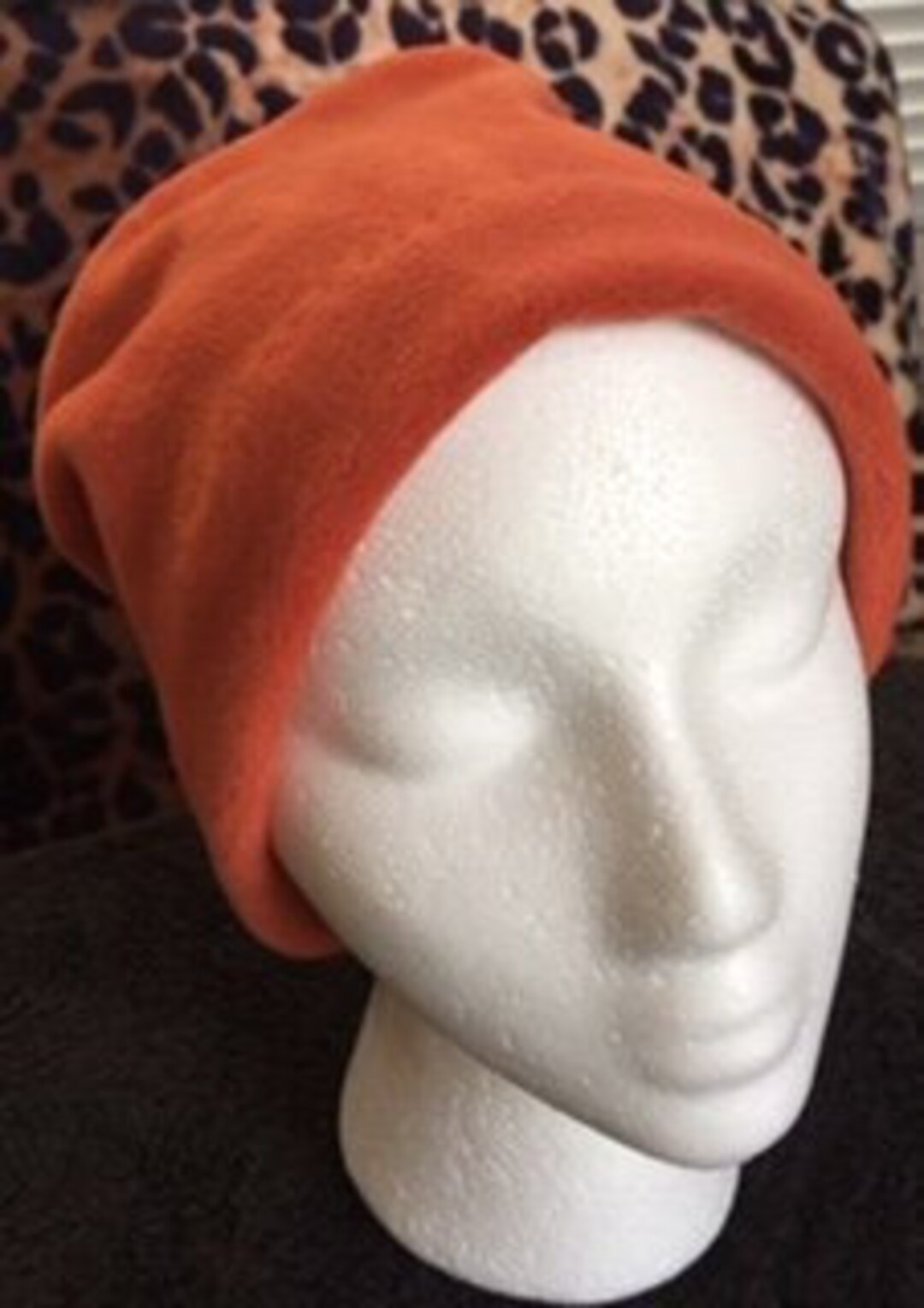 Rust Fleece Winter Hat - Etsy