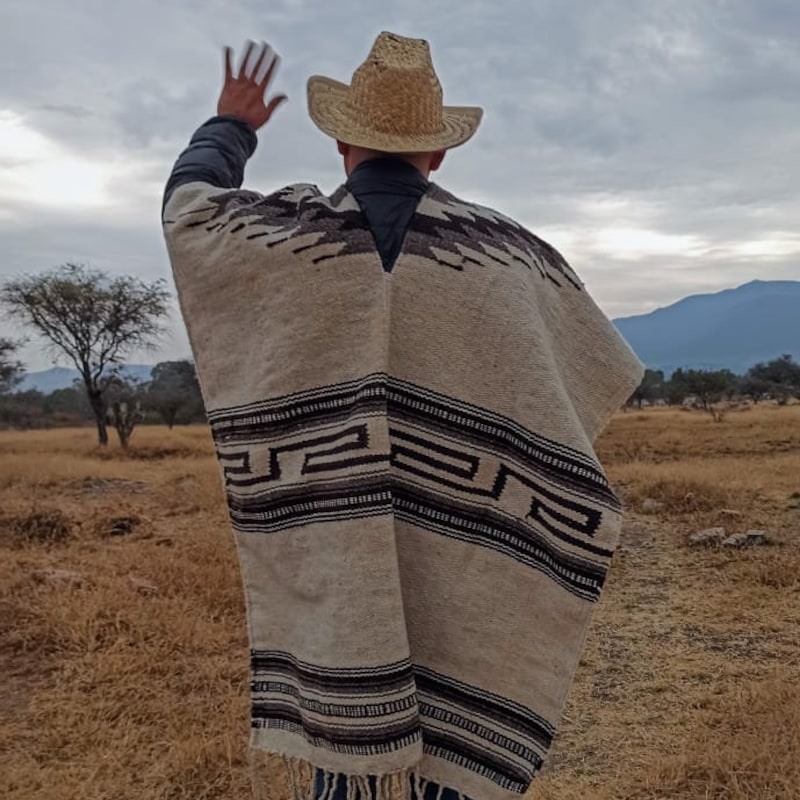Poncho Mexico Men - Etsy
