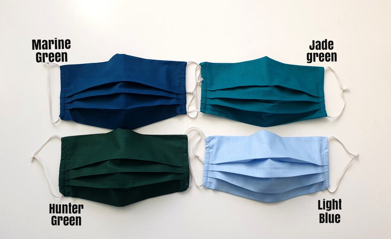 Face Mask W Filter Pocket Many Colours to Choose From Fabric - Etsy