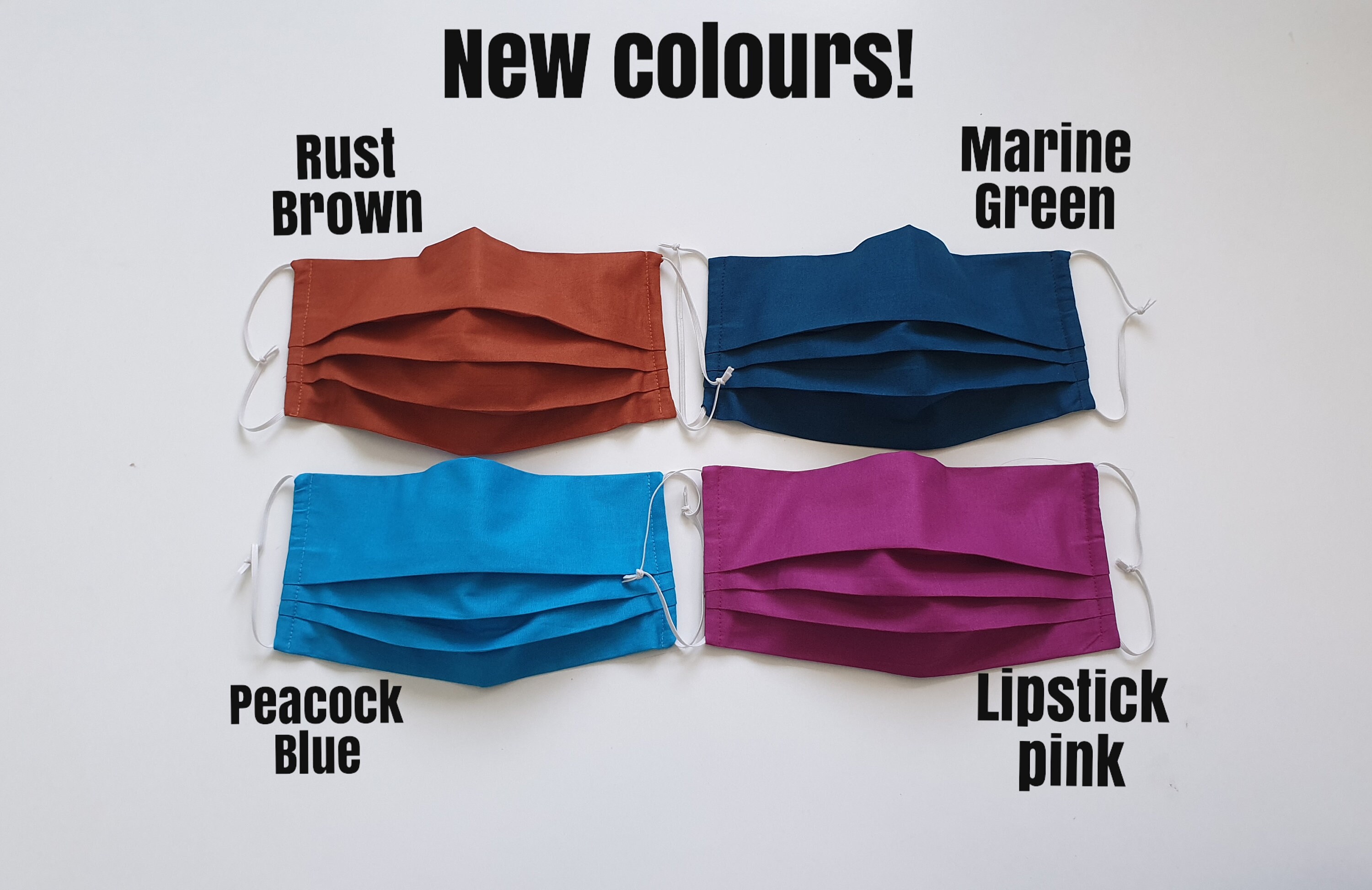 Face Mask W Filter Pocket Many Colours to Choose From Fabric - Etsy