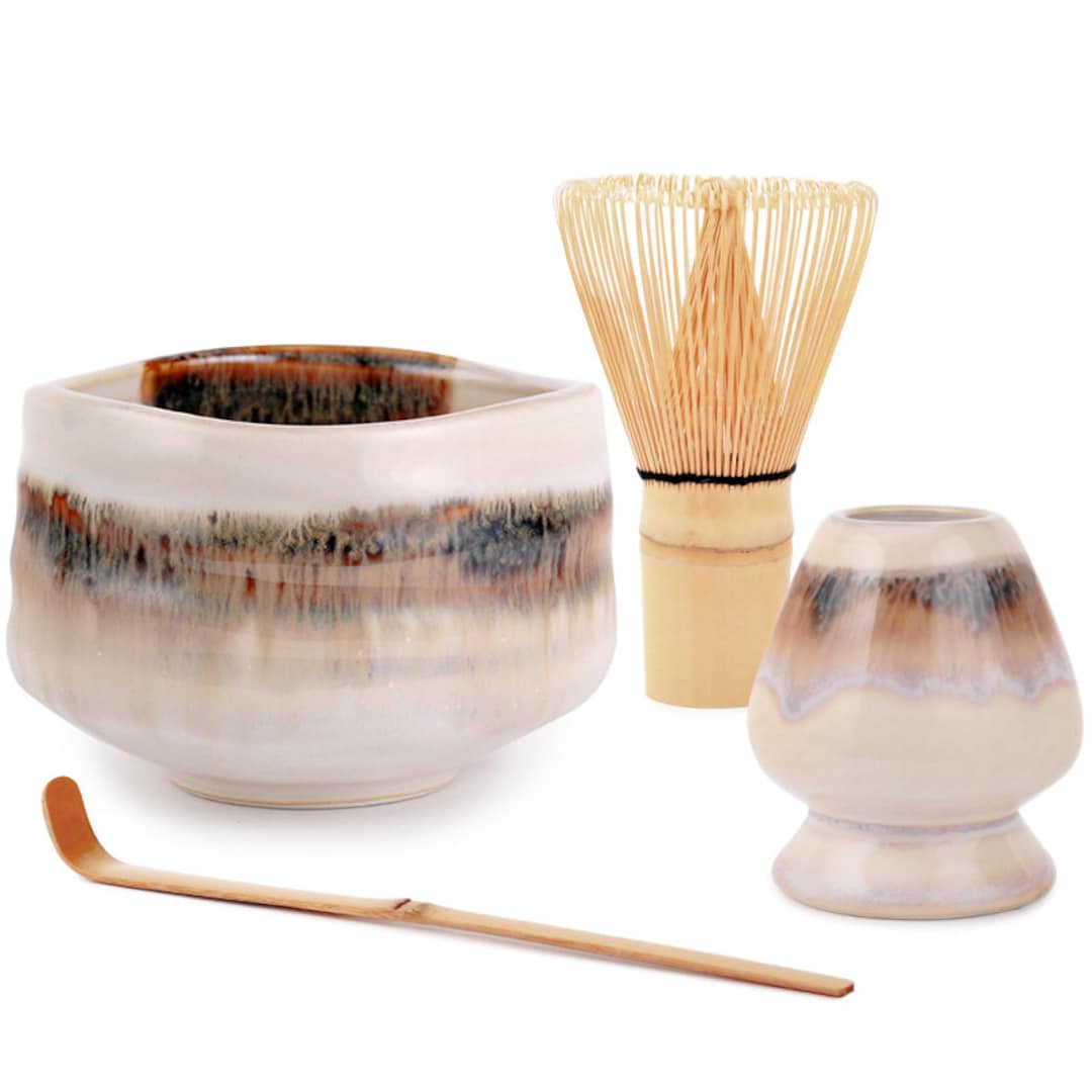 Japanese Matcha Chasen Tea Set Porcelain Matcha Bowl Matcha - Etsy