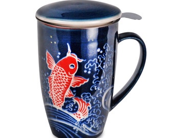 Koi Tea Cup | Etsy