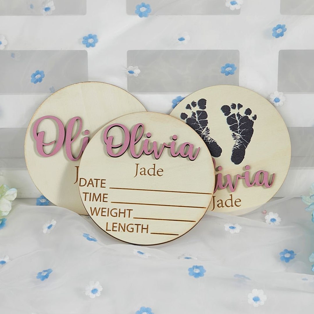 Birth Stats Sign, Baby Name Sign, Baby Name Announcement, Hospital Name ...