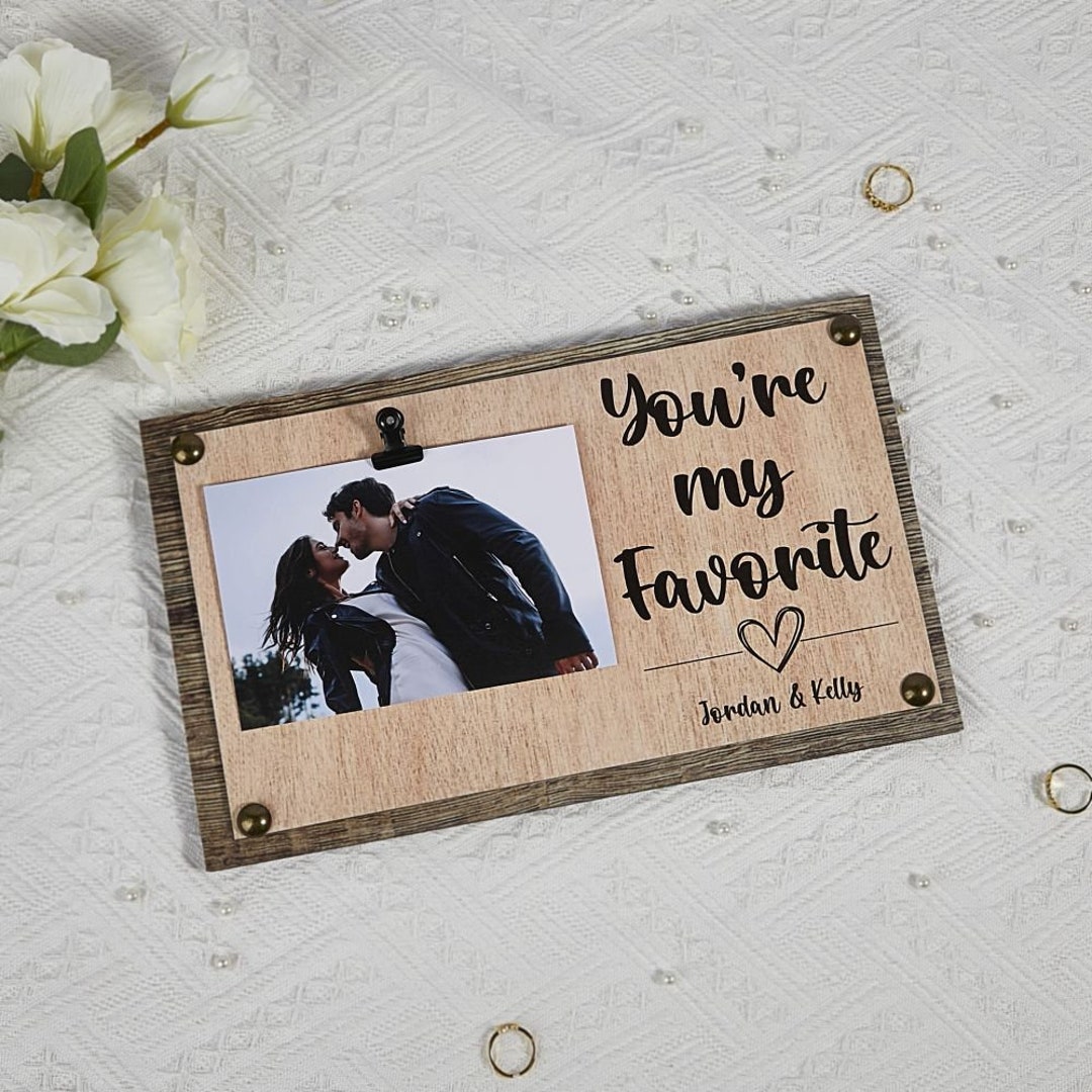 Wood Photo Gift Picture Frames Personalized Personal Photo Gifts Custom ...