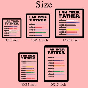 I Am Their Father Sign, Gift for Dad, Personalized Plaque for Him ...