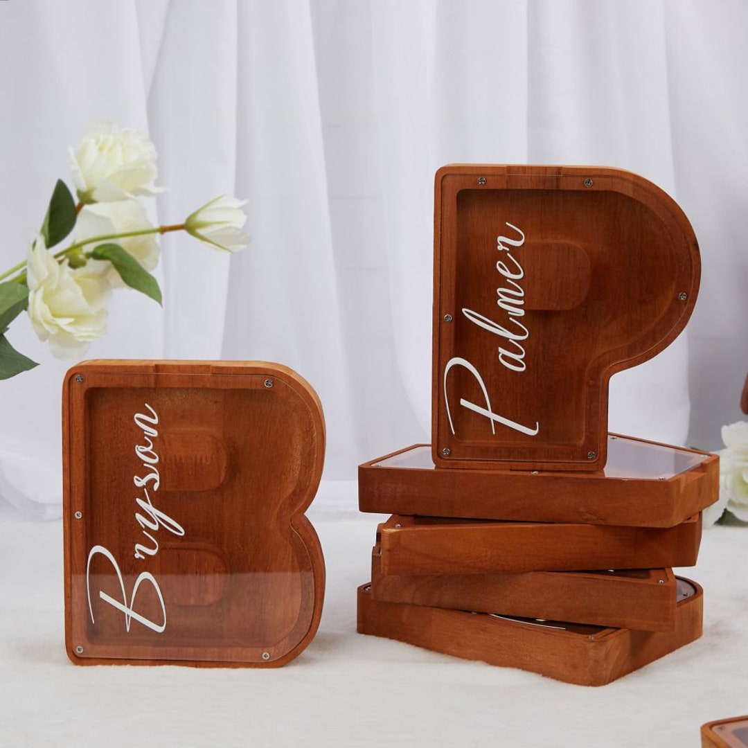 Custom Wooden Wedding Ceremony Ring Box,personalized Engraved ...