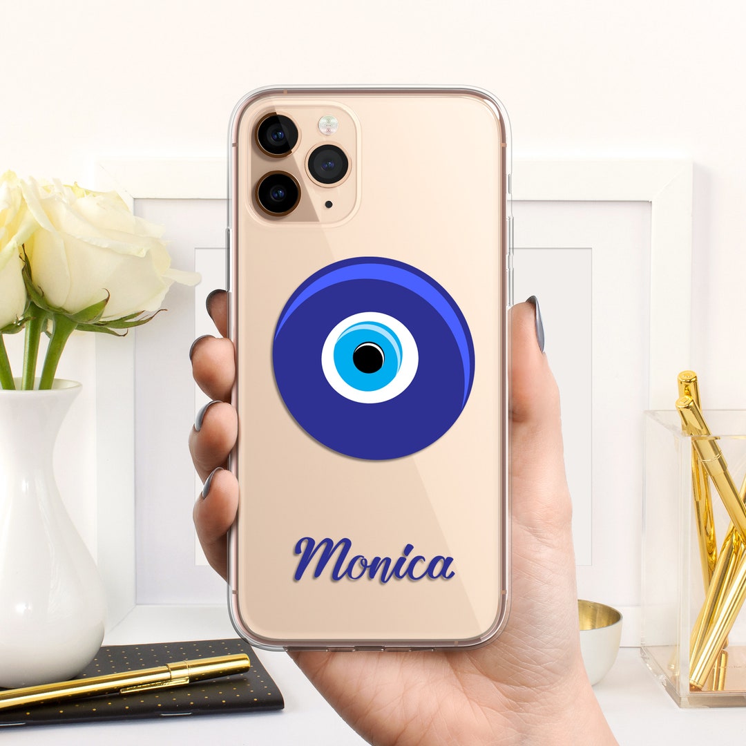 Personalized Evil Eye Case for Iphone: Clear Protective Phone Cover ...